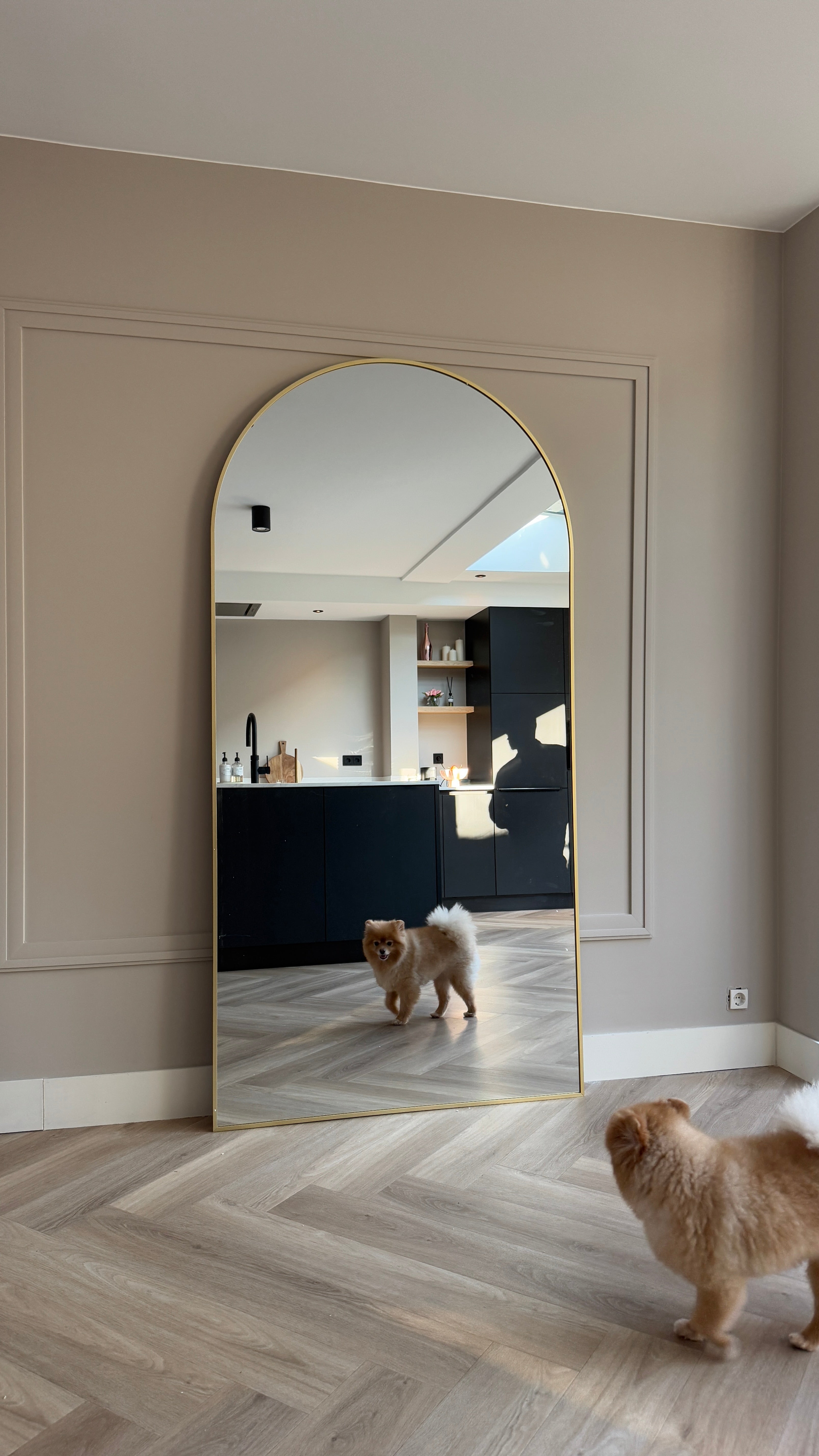 Moon Loft mirror | 200cm x 100cm Goud – BOLDER LOFT